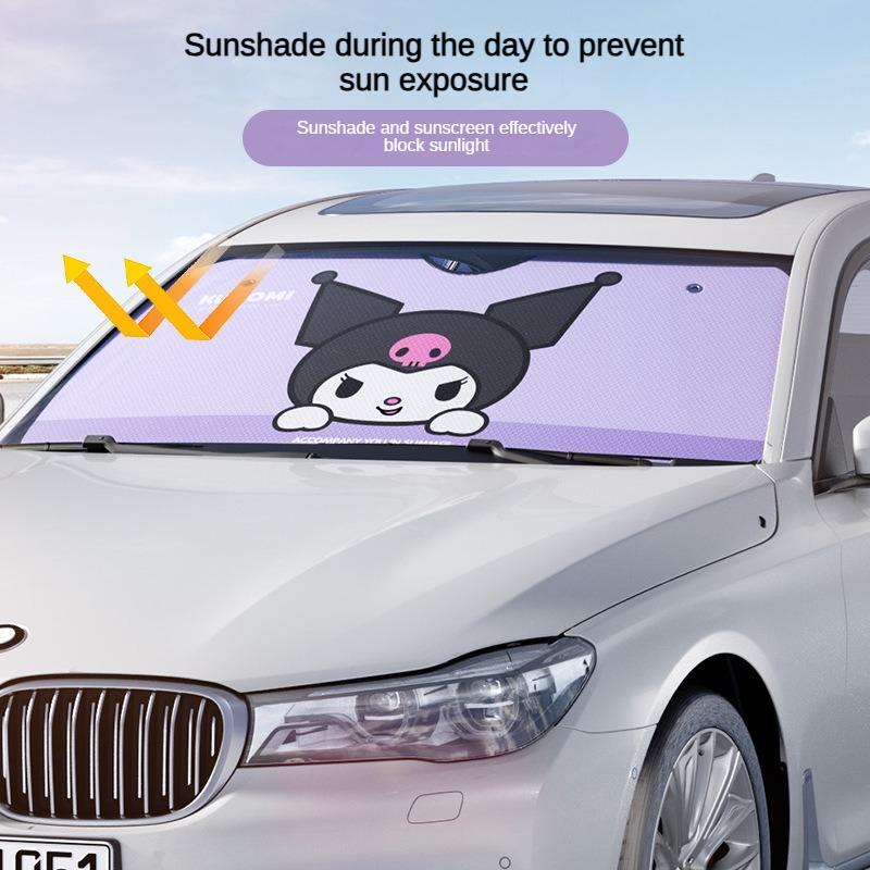 Sanrio Clow M Car Sunshade Front Windshield Glass Sun Visor Summer ...