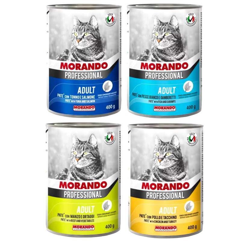 Morando Professional Wet Cat Food in Can 400g pet - TikTok Shop Philippines