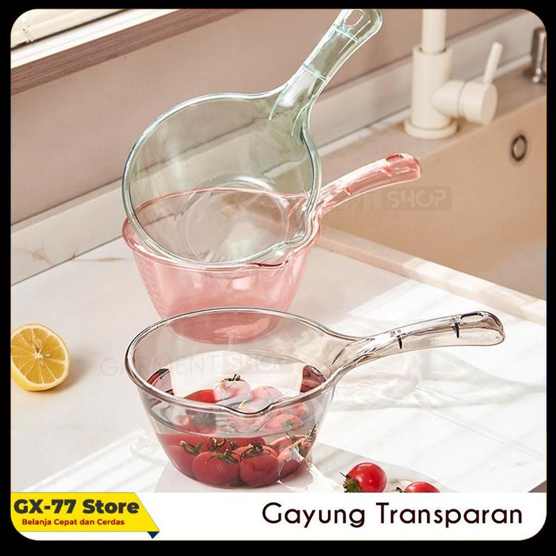 GX77 Gayung Air Mandi Transparan Aesthetic Gayung Wadah Air Bening Siwur Estetik Murah Anti ...