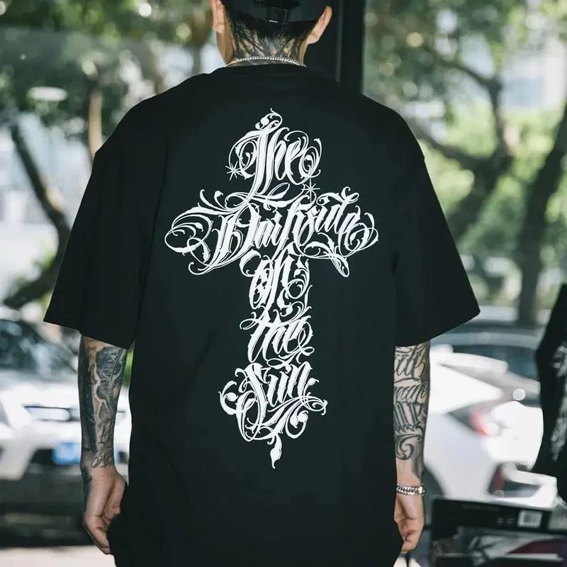 Harajuku Street Style Hip Hop Men's Tattoo Chicano Front Short - TikTok ...