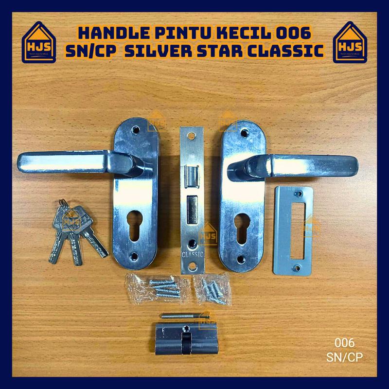 [1 SET] Kunci Pintu / Handle Pintu kecil 15 cm Model Bulat Oval Merk ...