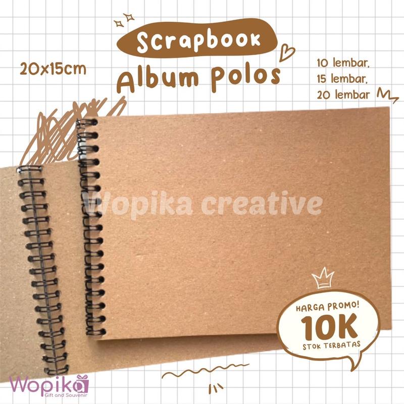 Buku Scrapbook polos | Journ book | kado anniversary/ graduation ...