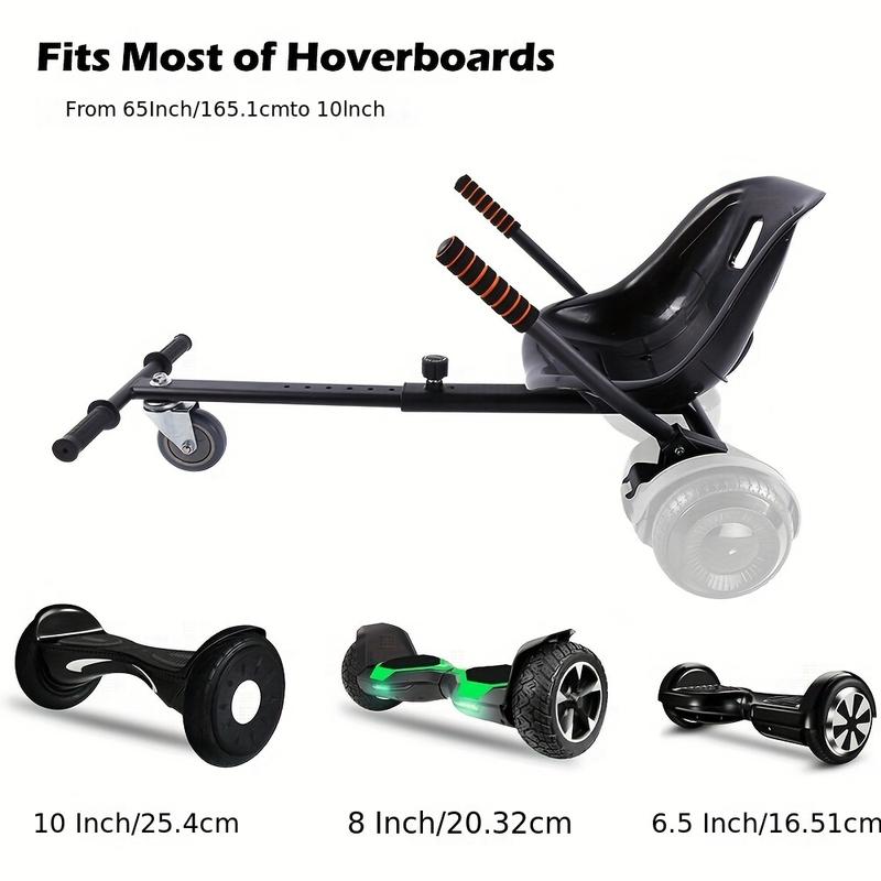 Hoverboard Seat Attachment Go-Kart Fits 6.5"/ 8"/ 10" Hoverboards, - TikTok Shop