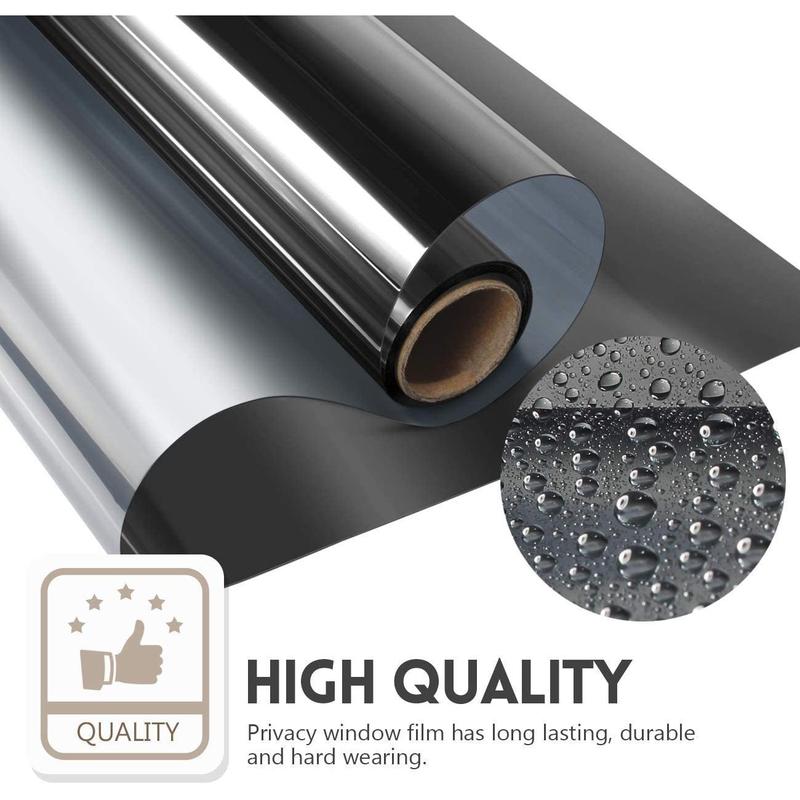 [SWL] 40/50/75/60/90*1M Window Film Glass Sticker Single Perspective ...