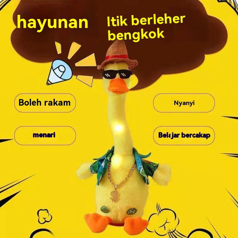 Mainan Mewah Itik Bercakap, Itik Bercakap Bodoh, Elektrik, Anak ...