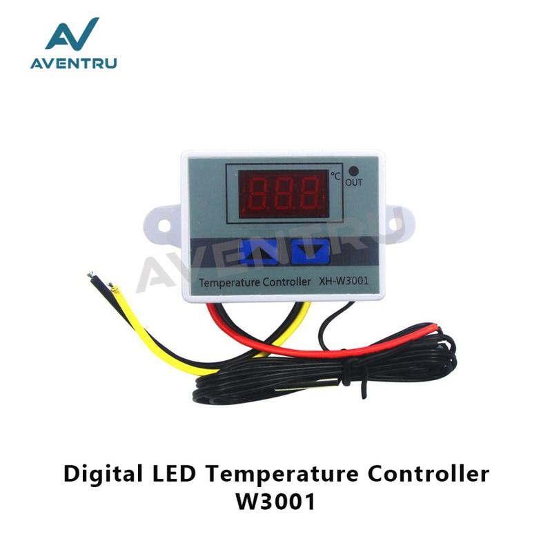 W3001 220V Digital LED Temperature Controller 10A Thermostat - Shop ...