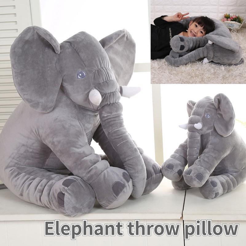 Anak Patung Mainan Mewah Gajah, Tersedia dalam 30/40/60cm, Bantal ...