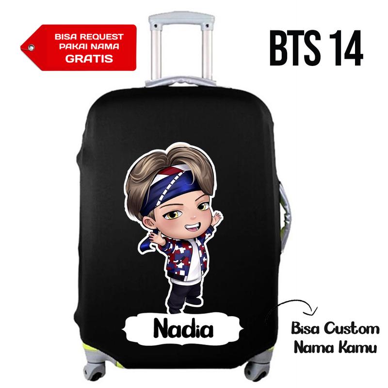 Sarung koper Pakai Nama BTS 14 - Shop | Tokopedia