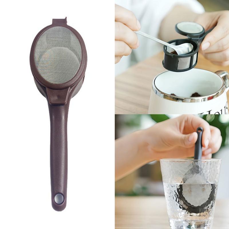 Reusable Coffee Filter Spoon Kitchen Gadget Coffee Capsuled Powder ...