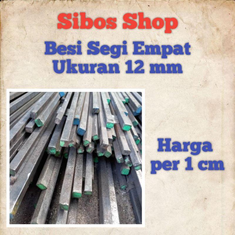 Besi Segi Empat Nako Polos Tebal 12mm Bahan dekorasi pintu pagar - Shop ...