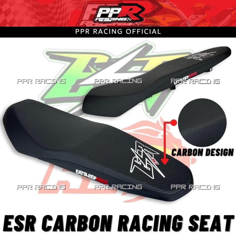 100% ORIGINAL ESR MOTOR RACING SEAT CARBON CURVE/FLAT Y15ZR Y15 ...