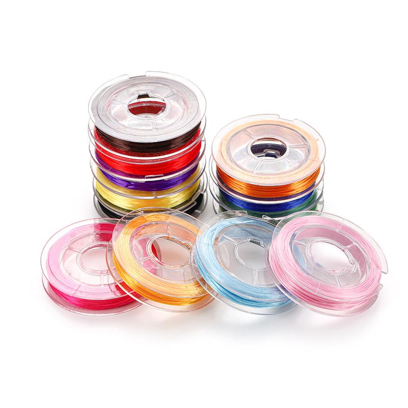 10m/1roll lColor Elastic Thread Beading Line Cord For DIY Jewellery ...
