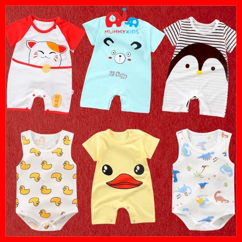 [MummyKids] Unisex Cotton Newborn Cute Cartoon Baby Rompers - TikTok ...