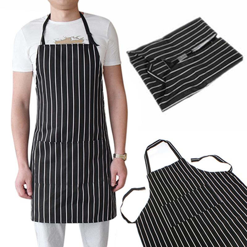 Apron Bib Dewasa Boleh Laras, Tedkords, Jalur Hitam, dengan - TikTok ...