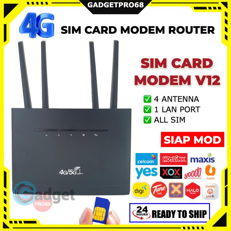 Modem Kad Sim 4G CPE V12, Mod Dikawal, Unlocked, Tanpa Wayar - TikTok ...