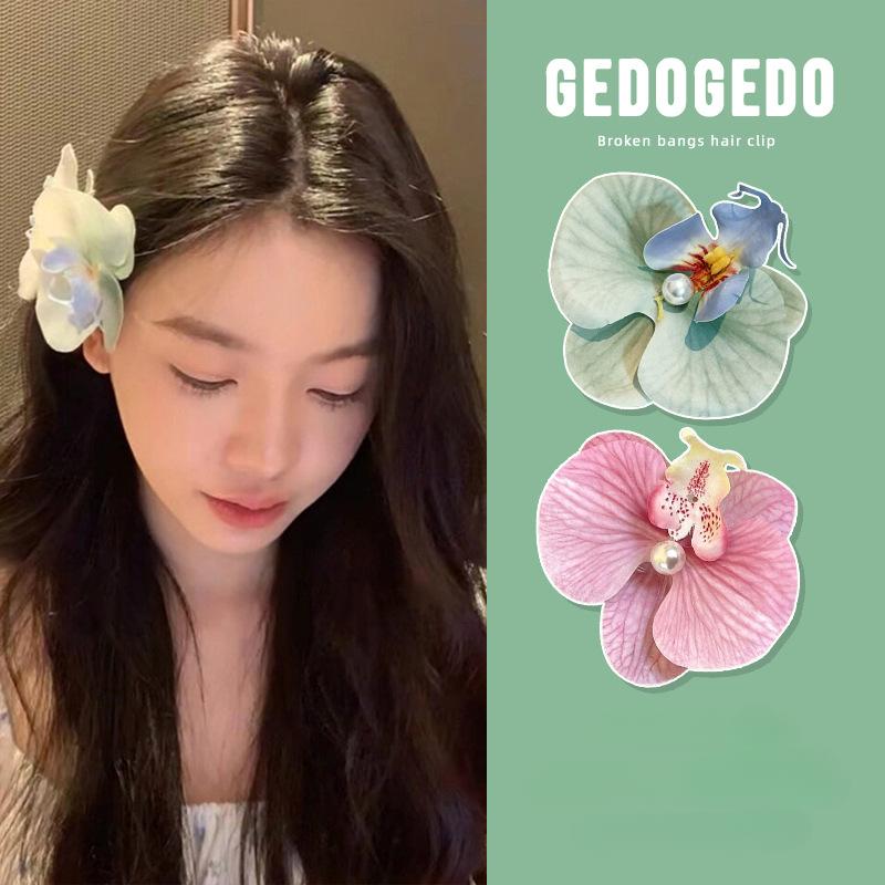 Gunting Bunga Orkid Gunting Rambut, Rekaan Bunga Orkid Gaya Korea ...