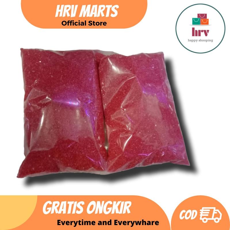 Pasir Silika Halus Merah Redblink Dekorasi Ikan Channa 500 gram - Shop ...