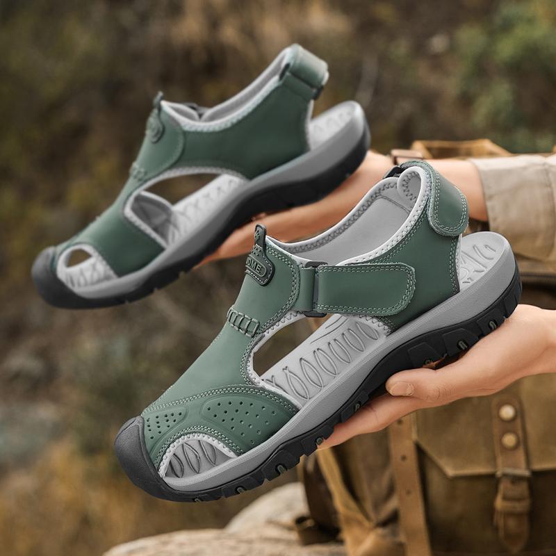 Embrace Outdoor Adventures: Mens Closed-Toe Summer Hiking Sandles ...