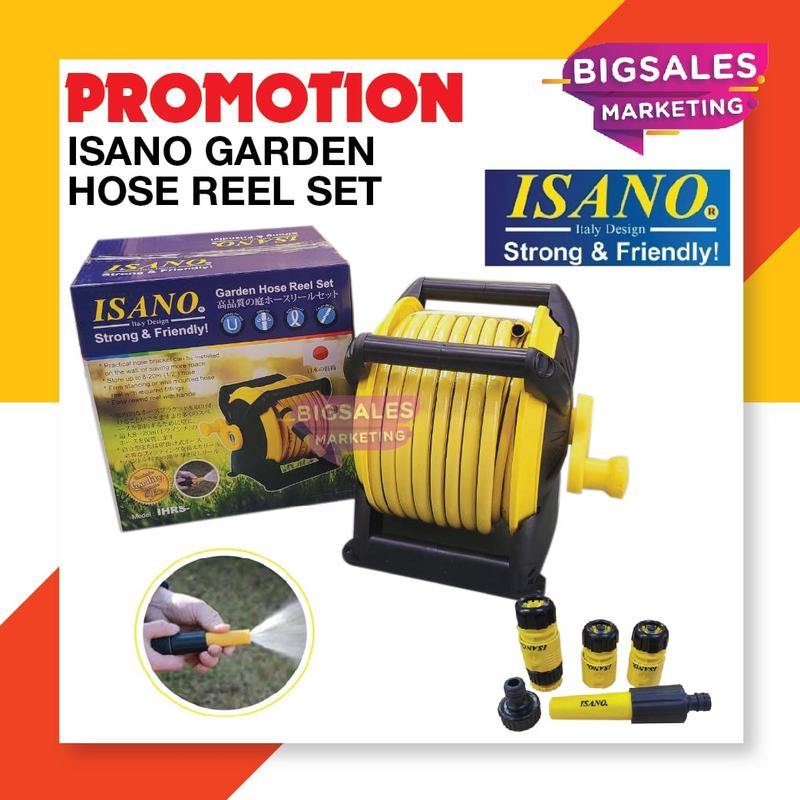 ISANO 20 Metre Stackable Garden Hose Reel Set With Accessories - TikTok ...