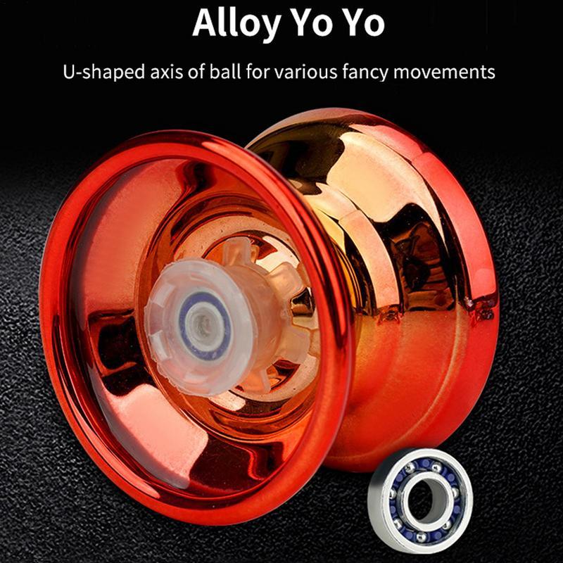 Impact-resistant alloy yo-yo toys for children to practice hand-eye ...