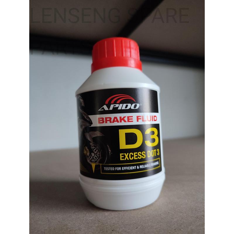 Brake Oil Dot 3 Minyak Brek 300ml Brake Fluid D3 Excess Dot 3 - TikTok ...
