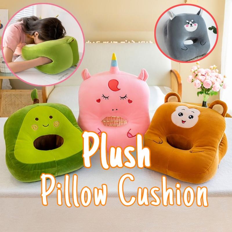Neck Nap Pillow lint Avocado Doll Cartoon Stuffed Nap Pillow - TikTok ...