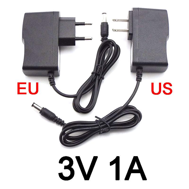 AC DC 3V 1A 1000ma 100V-240V Power supply Adapter Charger Transformer ...