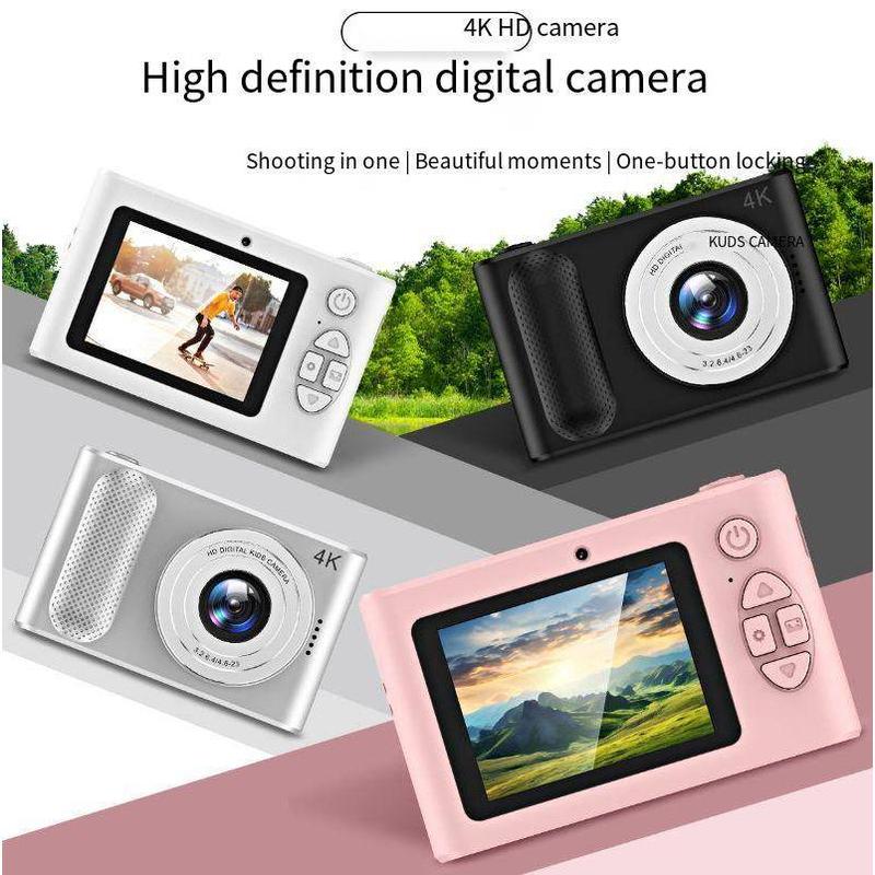 Kamera SLR Pelajar Digital Mini, Kamera Dwi HD 4K CCD, Pelbagai - TikTok Shop Malaysia