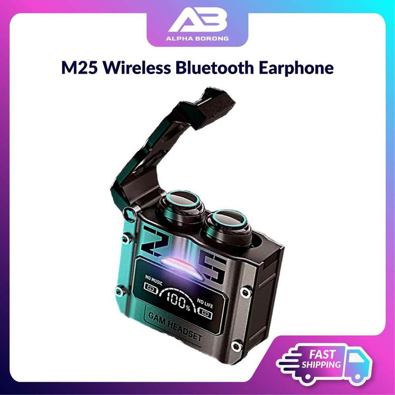 Alpha wholesale M25 wireless Bluetooth earbuds earphone headphone ...