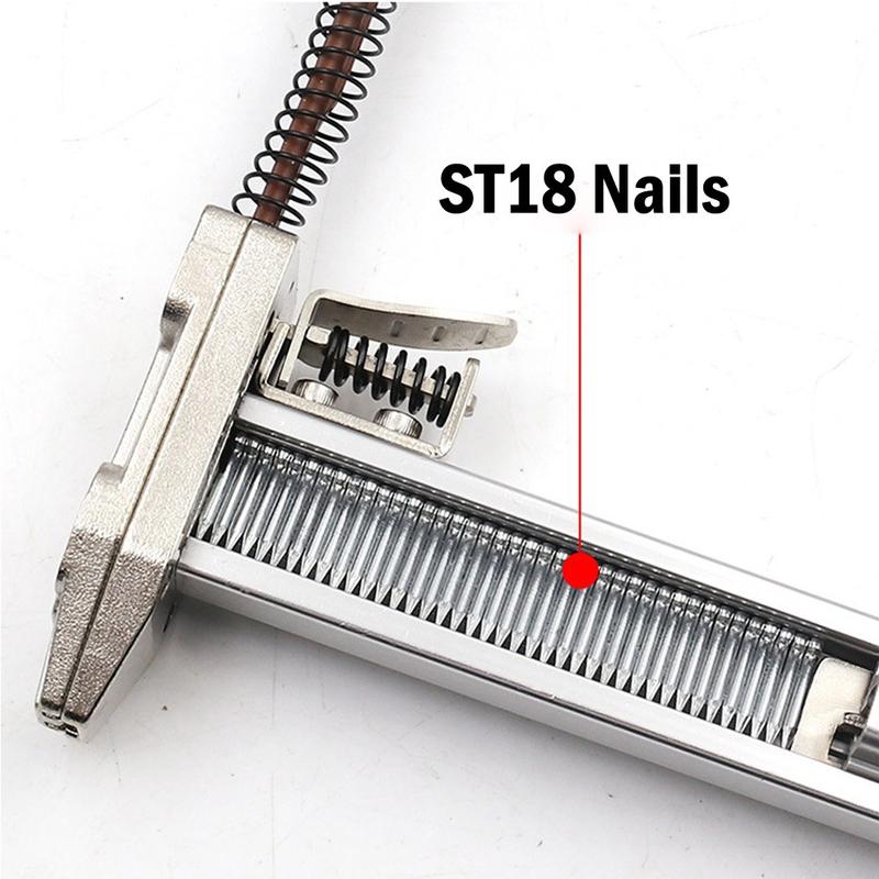 💯400PCS Pneumatic Steel Nails Manual Nailer ST18 Steel Nail - TikTok ...