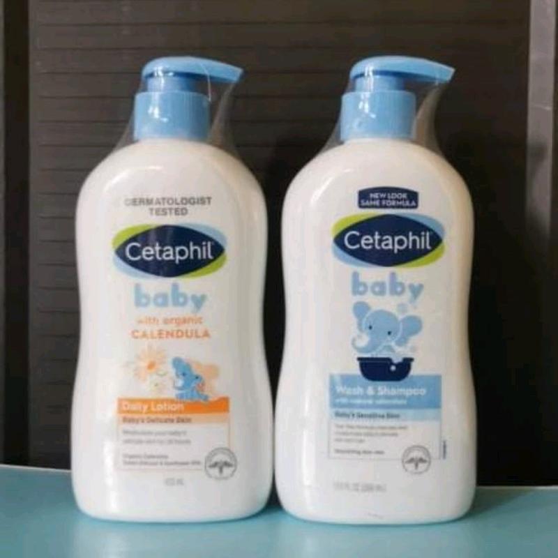 Cetaphil baby wash and shampoo set w/ Lotion organic calendula - TikTok ...