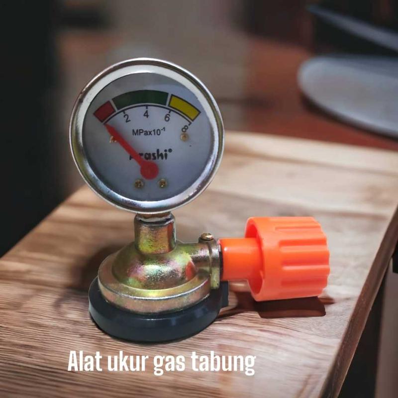 Alat Ukur Tekanan Gas Kaleng Portabel Hiicoock - Set Kran + Meteran ...