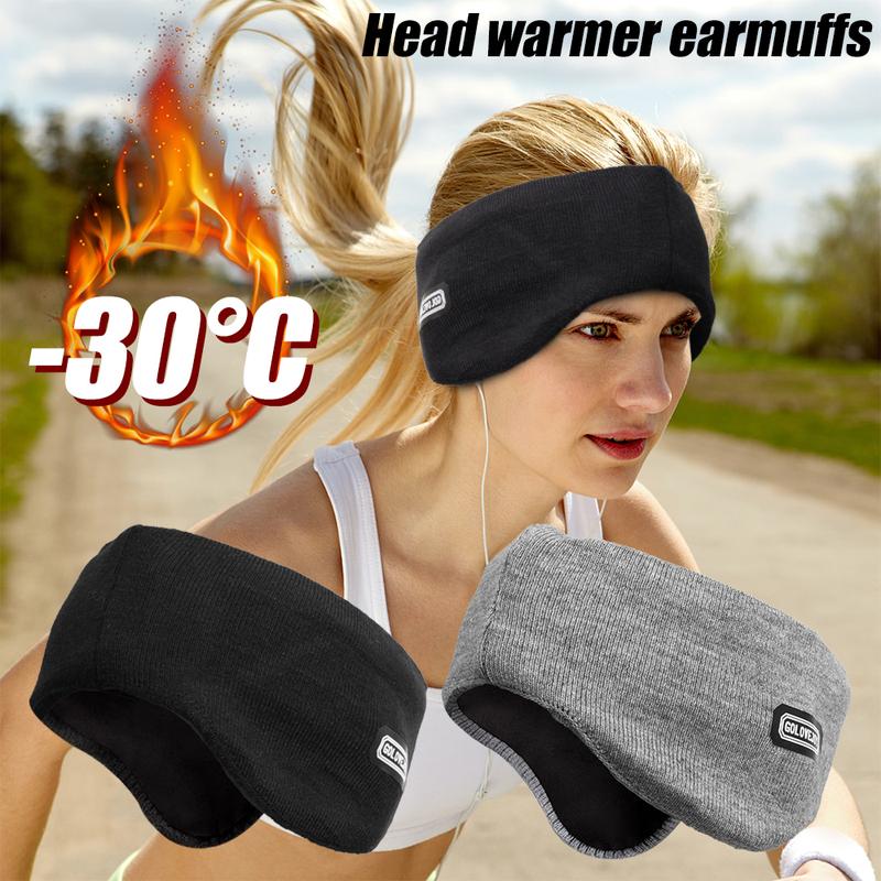 Solid Color Head Mounted Warm Ear Muffs Autumn Winter Comfortable ...
