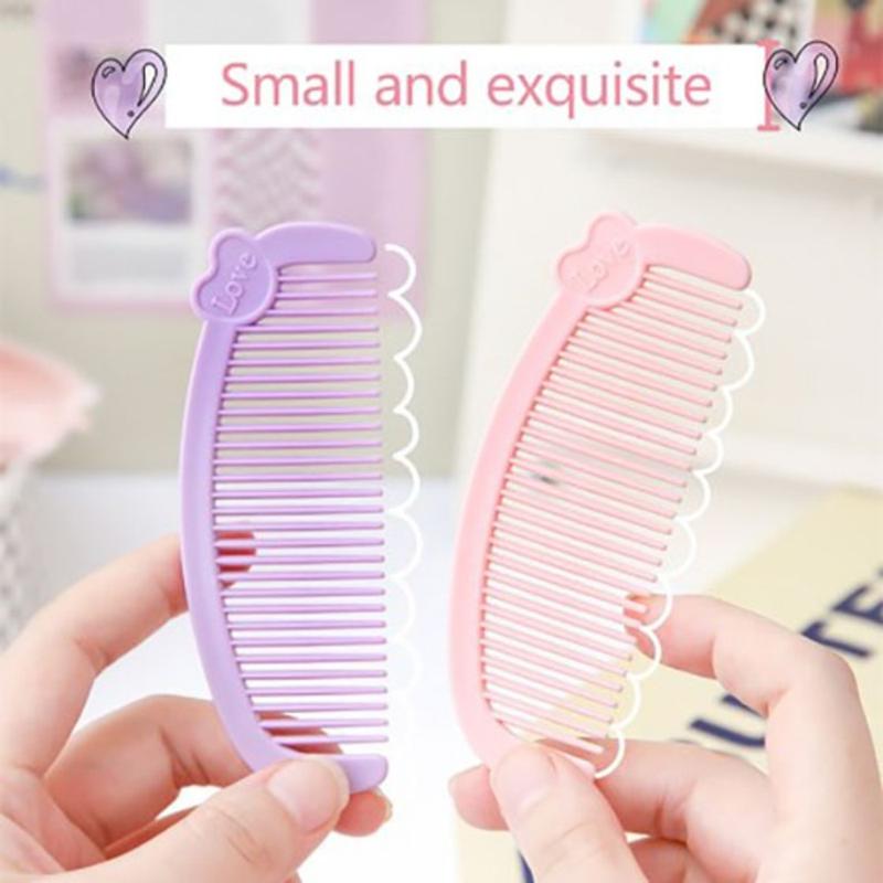 Cute Plastic Cartoon Love Mini Comb Mini Wear Resistant Cute Student ...