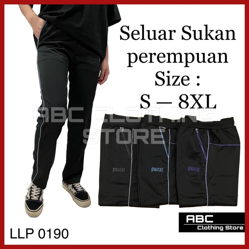 [ S~9XL ]Seluar Sukan Wanita/Seluar Track Wanita/ Track Pant - TikTok ...