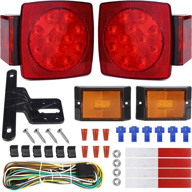 LED Boat Trailer Light Kit - Submersible Stop/Tail/Turn Lights | DOT ...