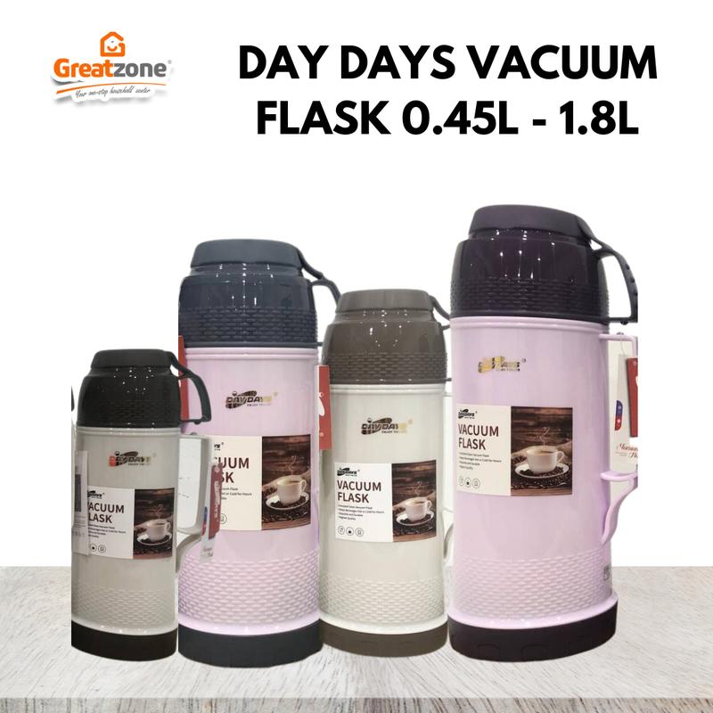 DAY DAYS THERMOS 69060T1 0.45L/0.6L/1.0L/1.8L - TikTok Shop Malaysia