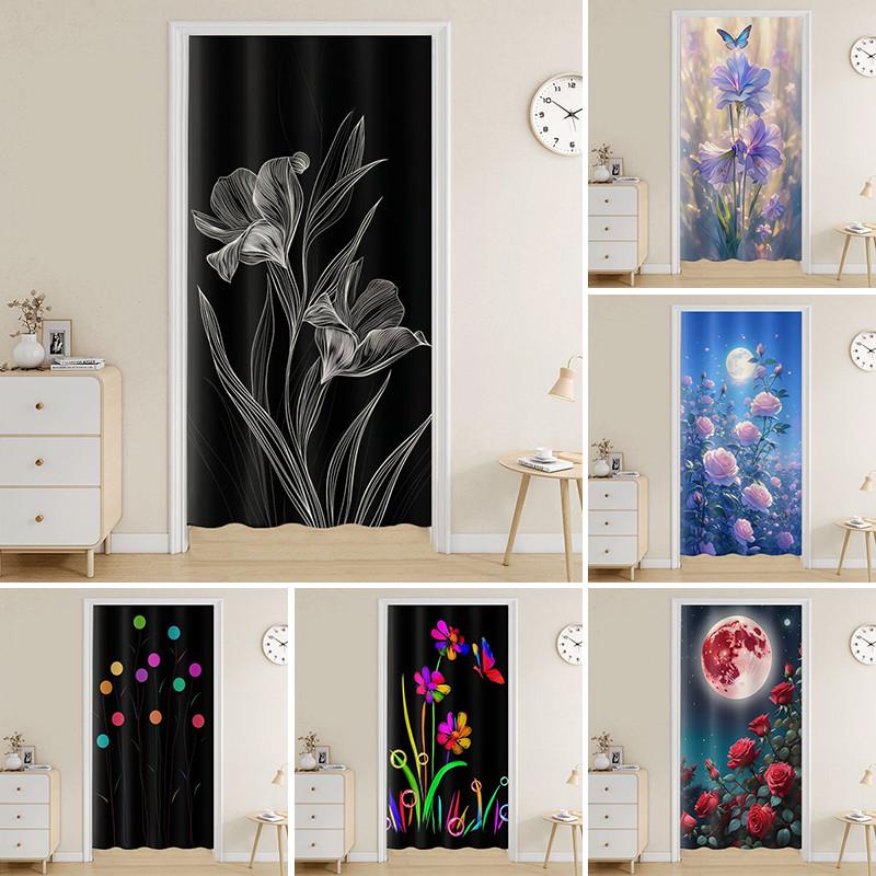 Simple Decoration Punch-Free Velcro Curtain Kitchen Partitio - TikTok ...