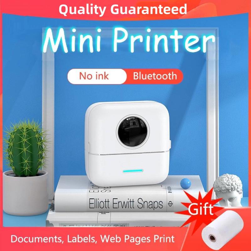 [Free 1 reel Thermal Paper]Mini Portable Thermal Printer Student ...