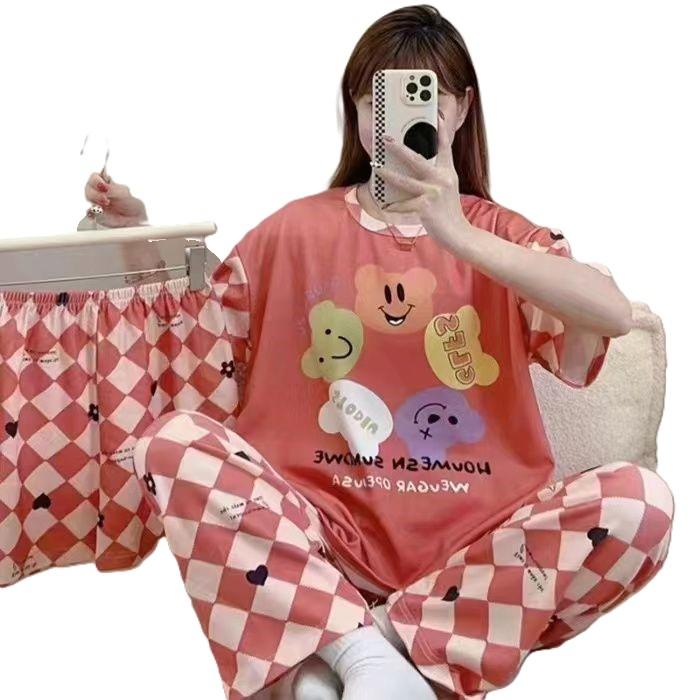3in1 Breathable Terno Pajama Sleepwear Set for Women Cotton Korean ...