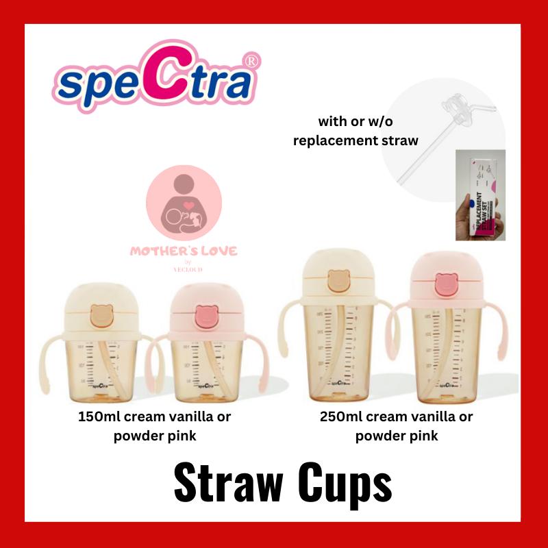 SpeCtra One Touch Straw Cups - Airtight Cap, Soft Straw, Clear - TikTok ...