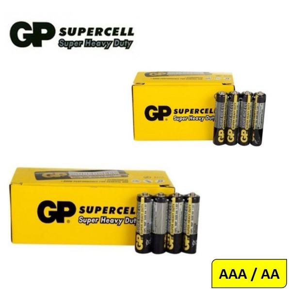 GP Supercell Heavy Duty AA/AAA Battery (1BOX-40PCS) - TikTok Shop Malaysia
