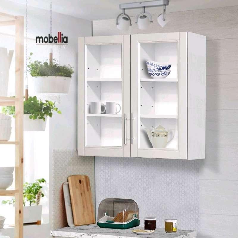 Kitchen Set Kaca Atas Putih Minimalis - Shop | Tokopedia