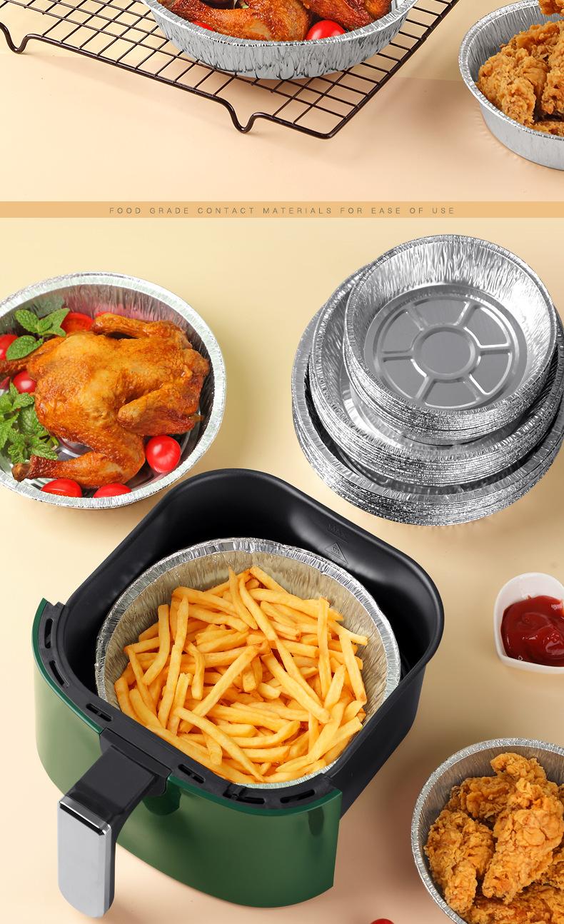 30 Pcs Piring Tinfoil untuk Air Fryer, Tinfoil Rumah Tangga Sekali ...