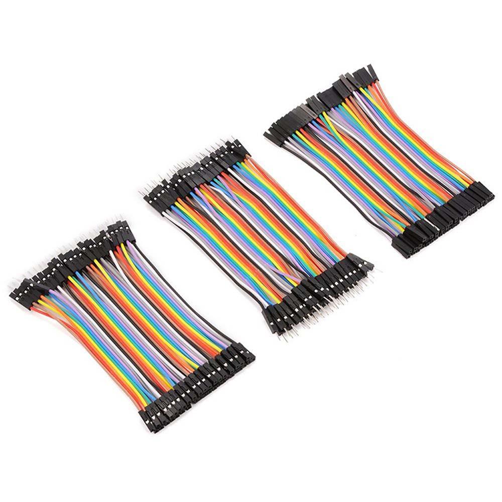 Female To Female 40PIN Male To Female DIY Breadboard 10cm Jumper Wire ...