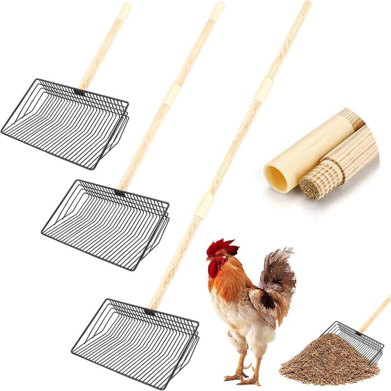 Chicken Poop Scooper, Long Handle Cat Litter Sifting Shovel, - TikTok Shop