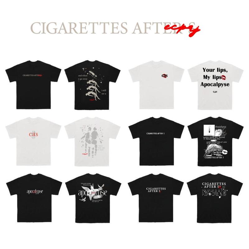 CGARETTESSAFTERS INSPIRED SHIRT -KAOS SUNSETZ CAS WHEN U GO AWAY ...