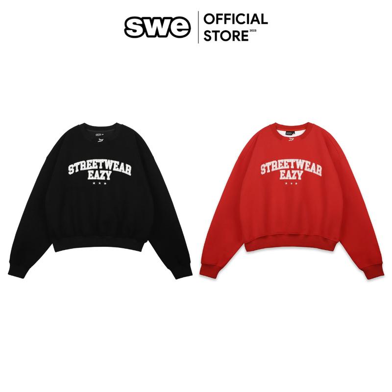 Áo Sweater Nỉ Nam/Nữ Local Brand SWE ACTIVE SWEATER - RED/BLACK ...