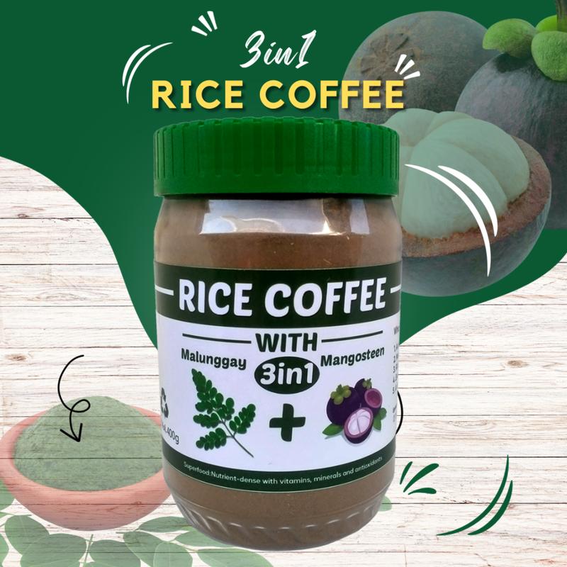 NIWDE Rice coffee with Malunggay Mangosteen 400 Grams Beverage - TikTok Shop Philippines