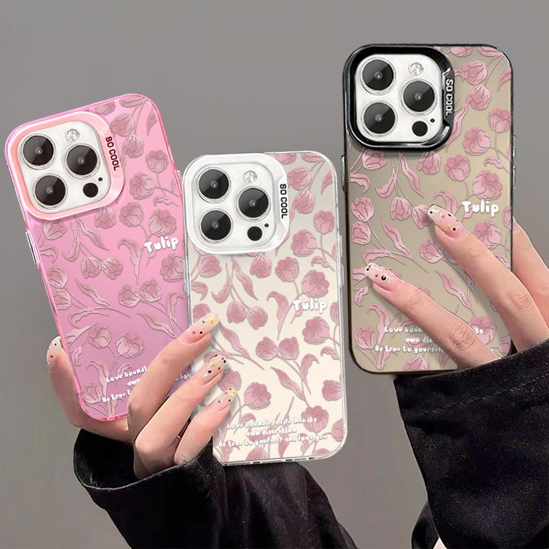 Sarung Telefon Corak Bunga Merah Jambu, Reka Bentuk Romantik - TikTok ...